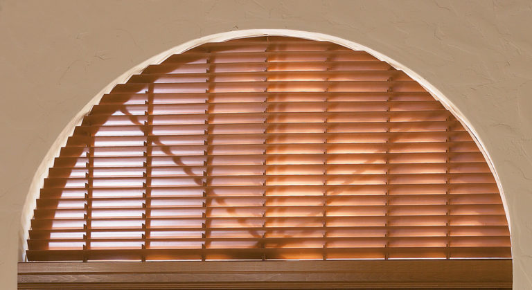Arched Window Blinds Tilted | Custom Window Coverings | The Blind Spot ...